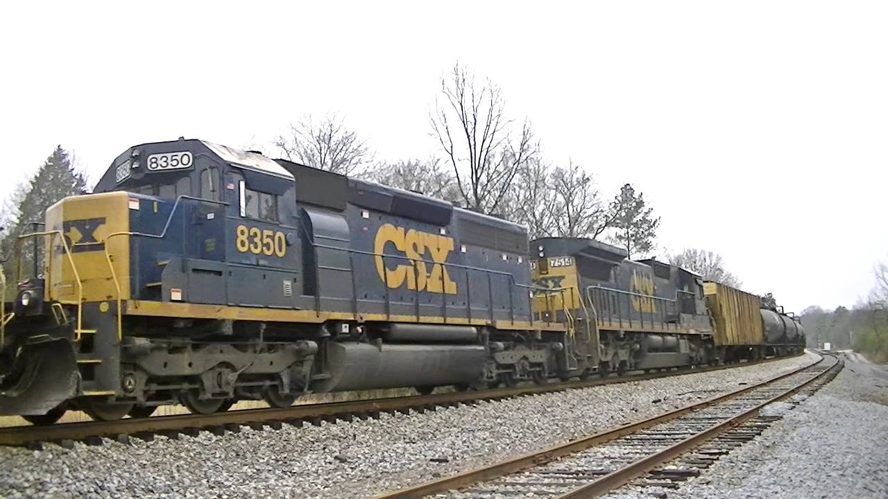 CSX 7310 Leads CSX K457-08 in Tilton, GA - YouTube