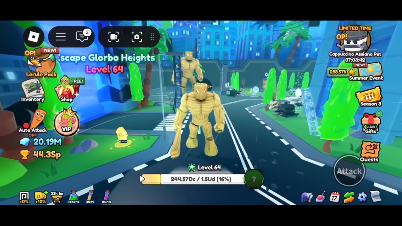 Brainrot Evolution Glorbo Heights Level Max And Unlocking New World ...