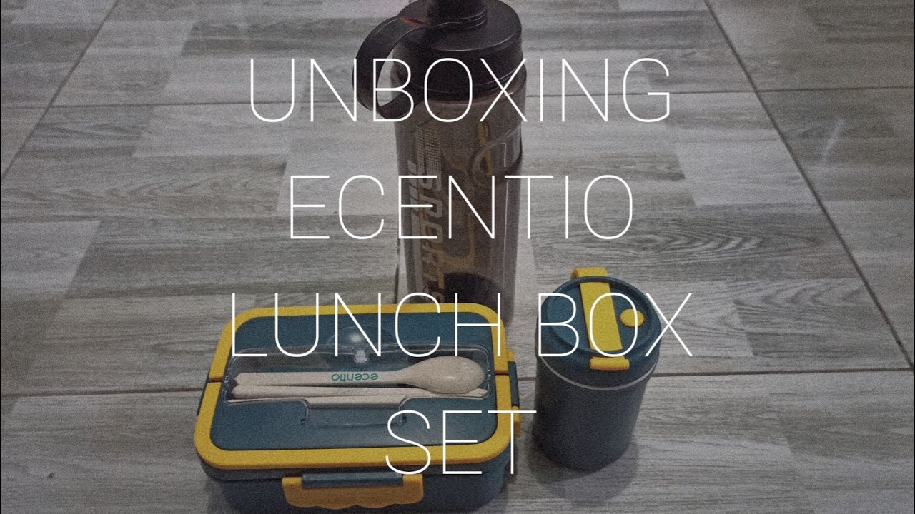 Unboxing Ecentio Lunch Box Set - YouTube