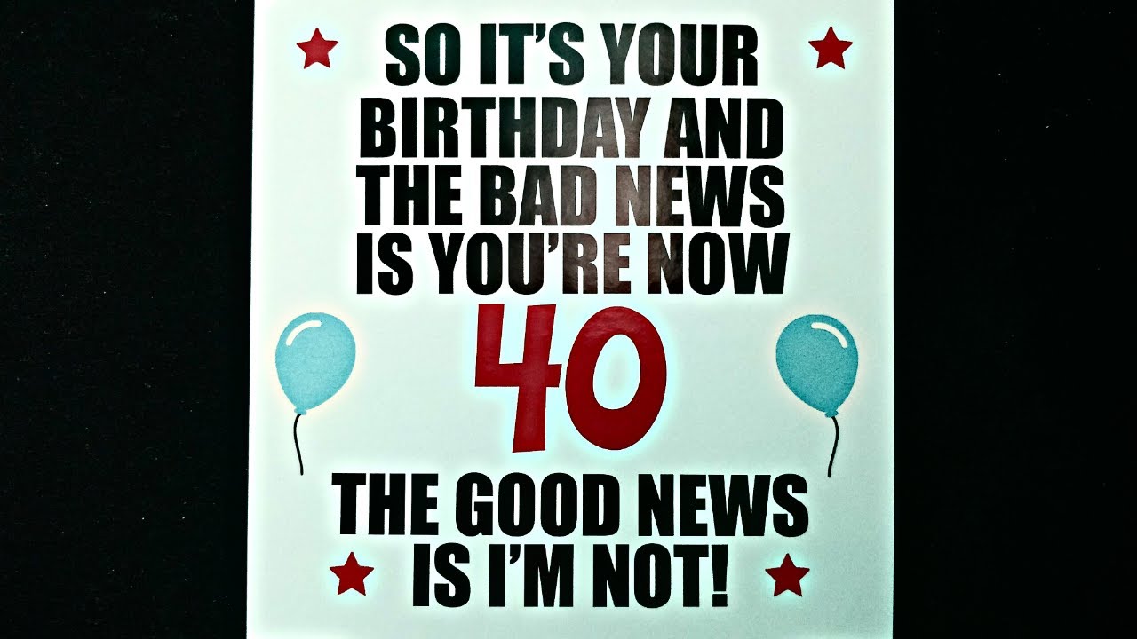 Life Begins At 40 - YouTube