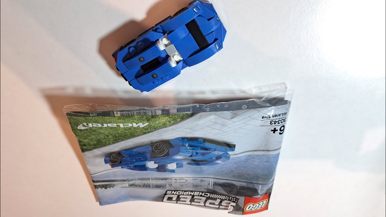 Lego 30343 Speed Champions "MC Laren Elva" Speed Build - YouTube