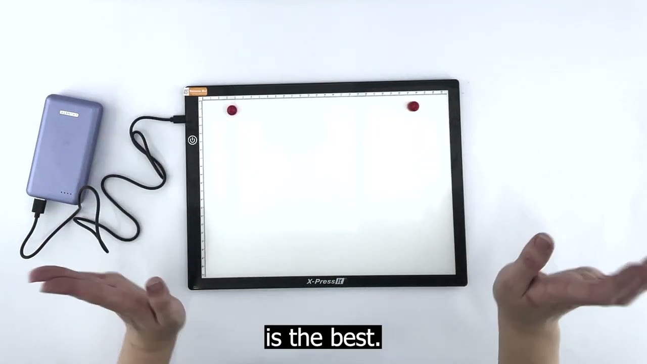 X-Press It Magnetic LED Light Pad - YouTube