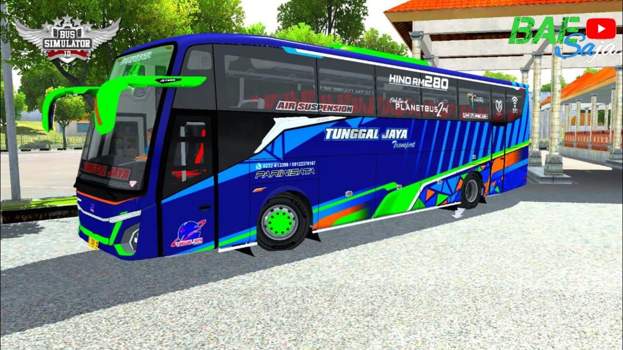 BUS TUNGGAL JAYA JB5 JEDHA || LIVERY BUSSID TERBARU - YouTube