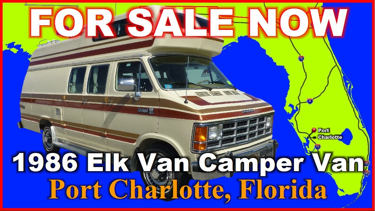 1986 Elk Van Camper Van Used Class B Motorhome, Florida, Punta Gorda ...