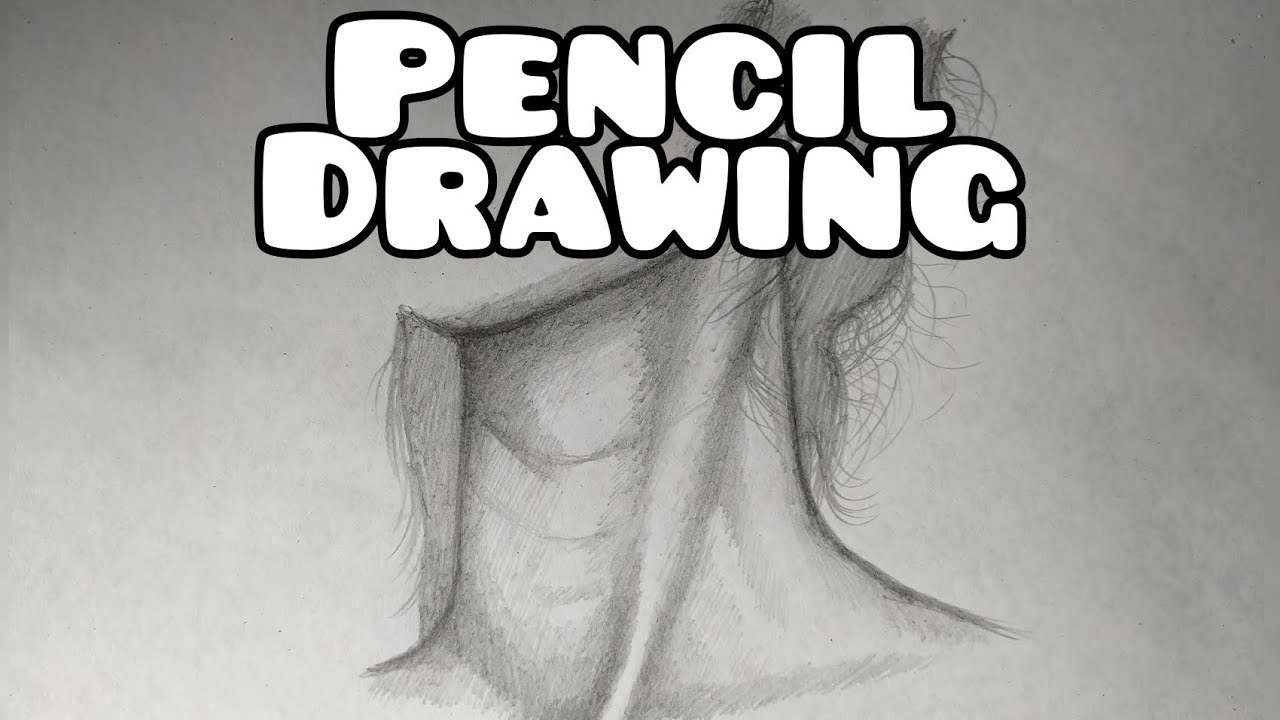 Drawing a female gesture 5x speed/Pencil drawing technique - YouTube