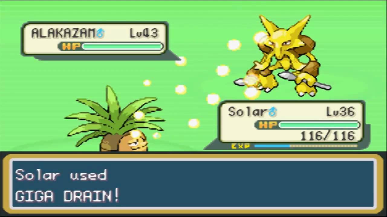 Pokemon FireRed Walkthrough [HD] Part 35 - Gym Leader Sabrina (Pyschic ...