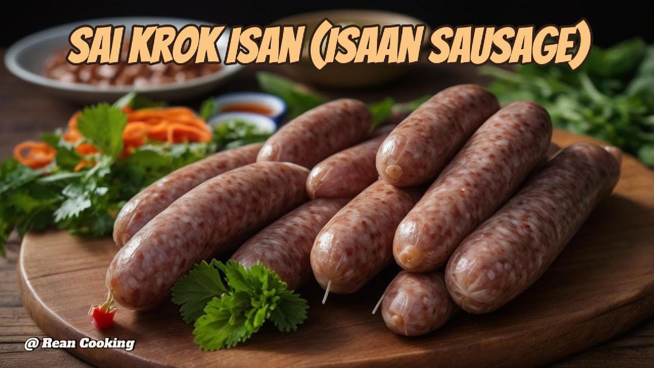 Sai Krok Isan (Isaan Sausage) សាច់ក្រក#food #cooking #thaifood # ...