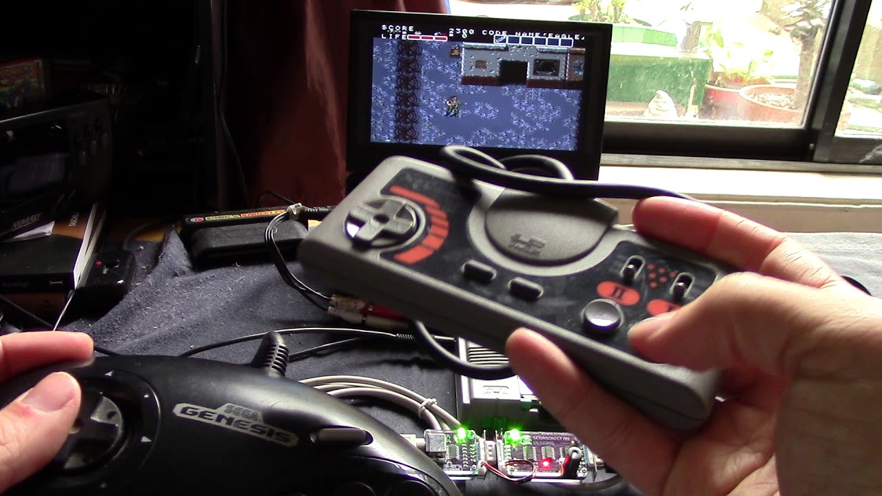 Sega Genesis / MD Controller to PC Engine Converter! Now for Sale - YouTube