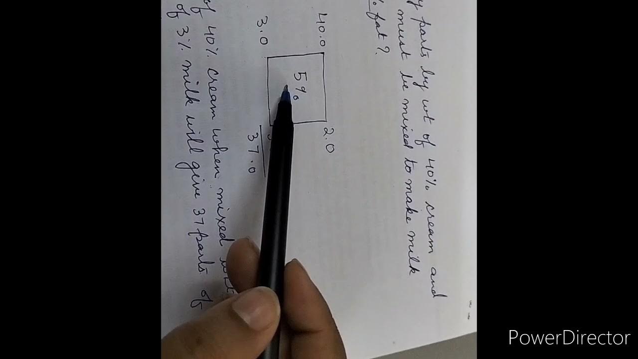 Standardization Of Milk Pearson Square Rule YouTube standardization-of-milk-pearson-square-rule-youtube