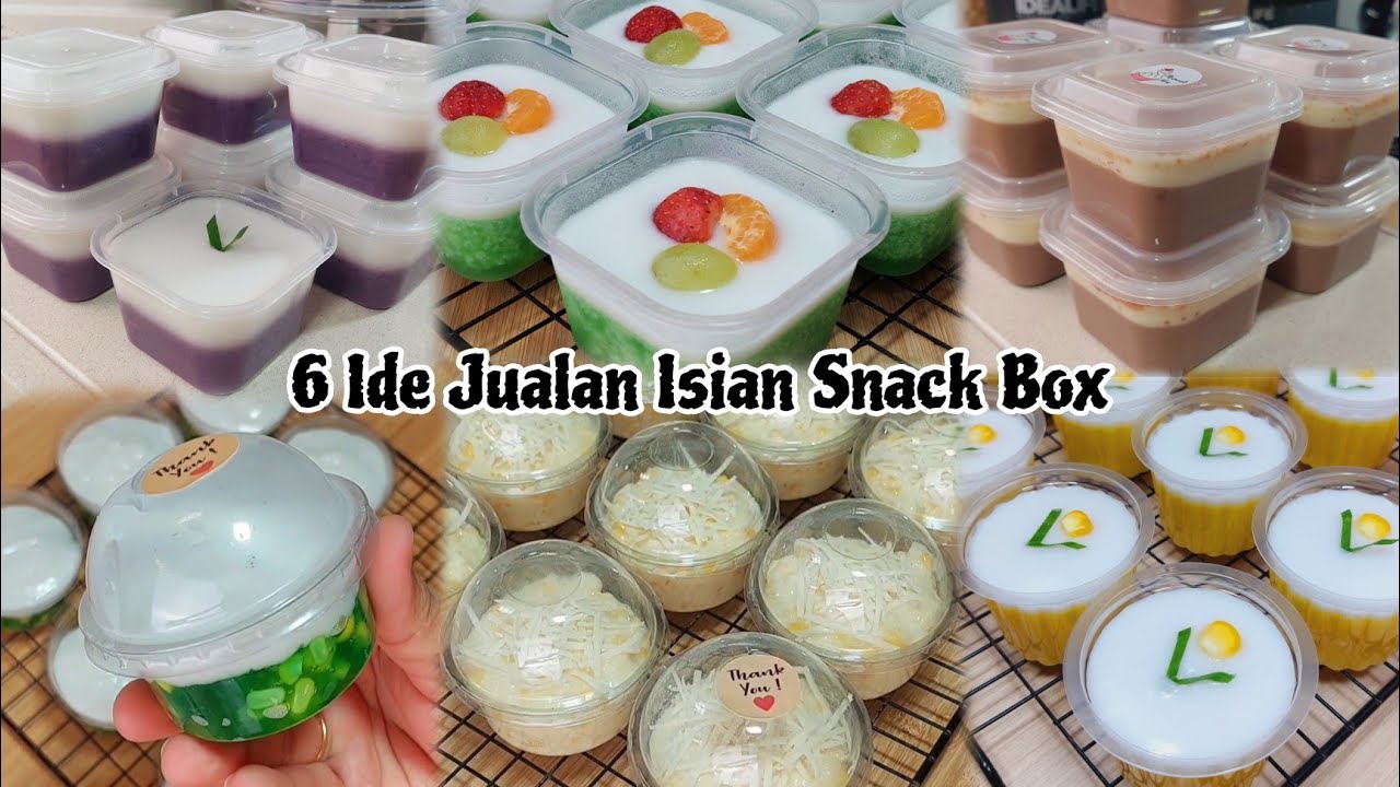 6 IDE JUALAN ISIAN SNACK BOX BISA UNTUK MENU TAKJIL - YouTube
