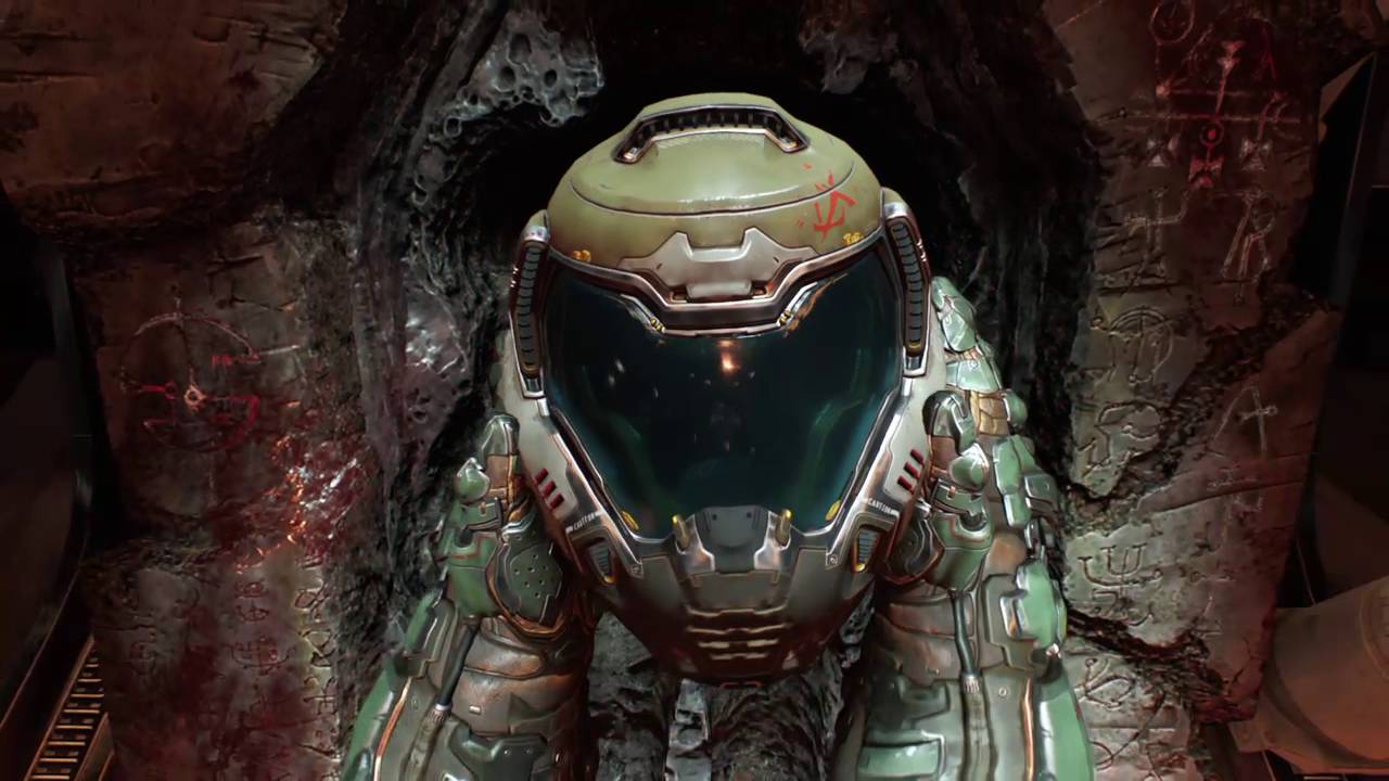 DOOMGUY suits up! - YouTube