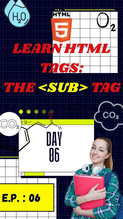 HTML Subscript Tag Explained in 60 Seconds! | Day 6 #Shorts #coding #tending #facts #viralvideo ...