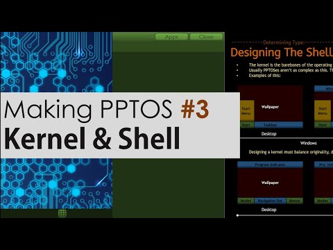 How to Make a PowerPoint OS, Part 3: Kernel and Shell - YouTube