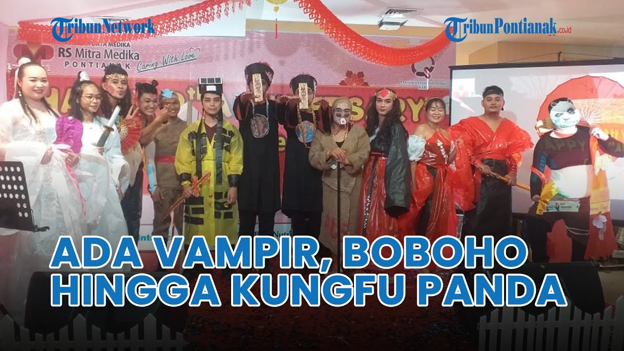 ®️🔴 Ada Vampir, Boboho Hingga Kungfu Panda Saat HUT RS Mitra Medika ...