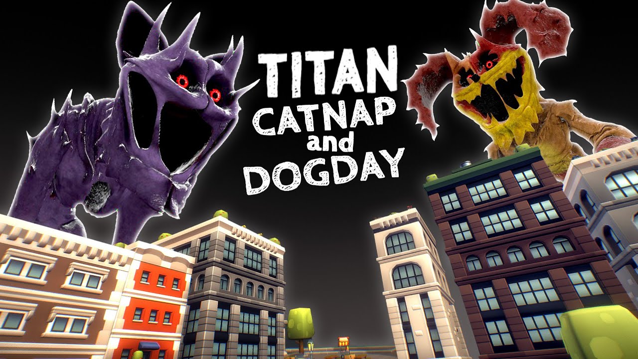 TITAN CATNAP & TITAN DOGDAY DI GARRY'S MOD - YouTube