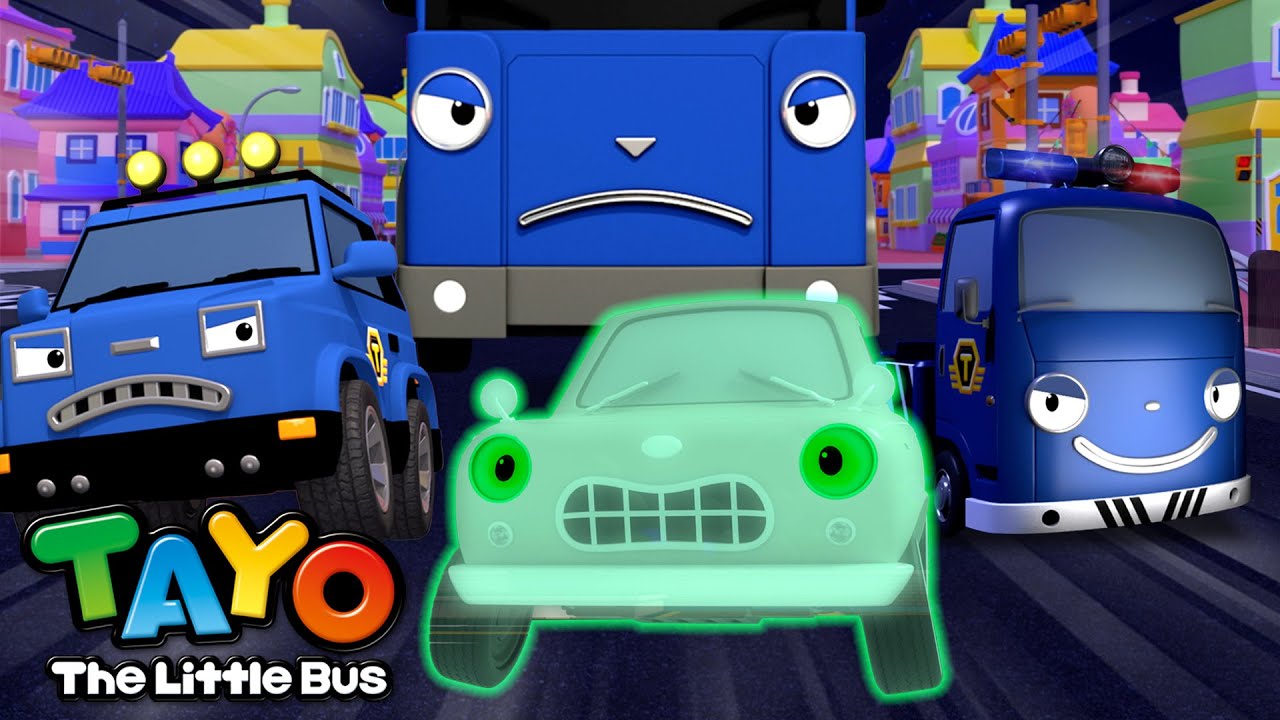 👻🎵 Boo, Boo! Go Catch Spooky Car Jack! | Brave Rescue Team Songs | Tayo ...