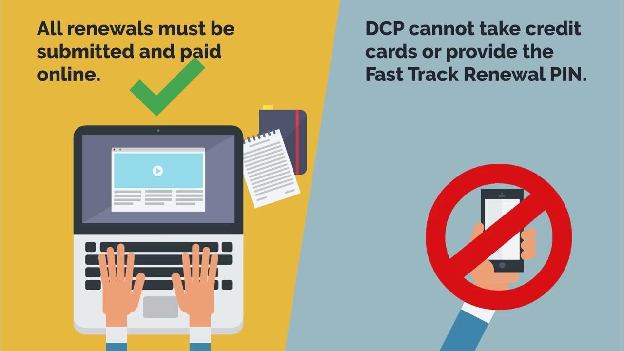 Fast Track Renewal of License, Permit or Registrat 1080p 240926 - YouTube