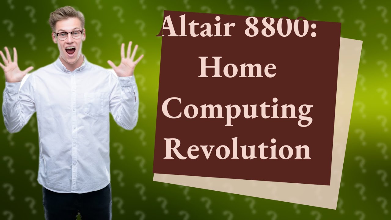 What was the first home computer launched in 1975 and called? - YouTube