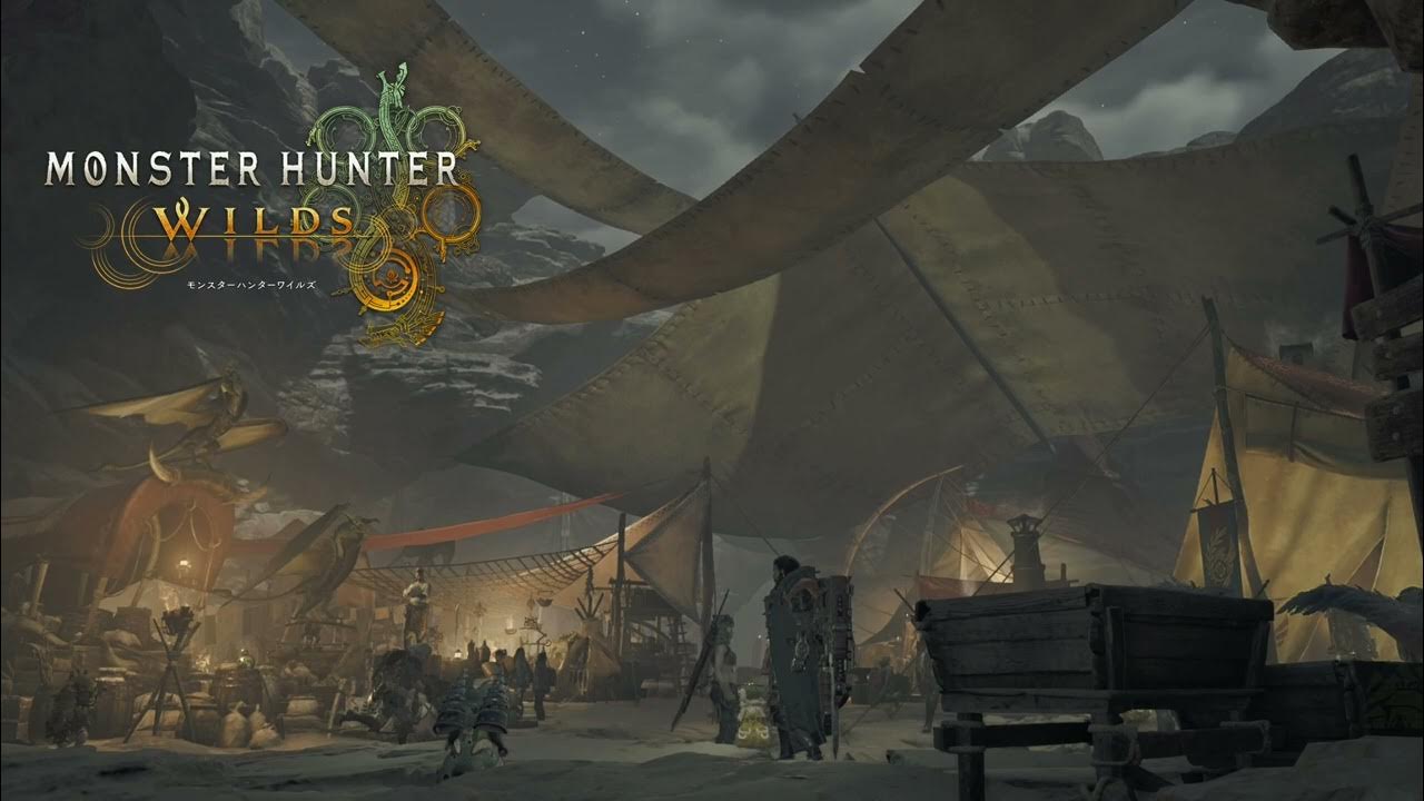 【MHWs】BGM ベースキャンプ『夜』拠点 - YouTube