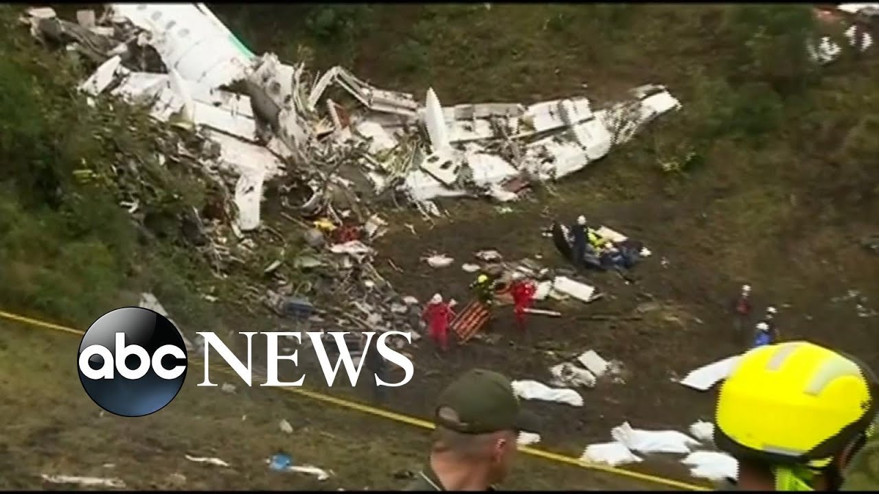 Brazilian Soccer Team in Deadly Plane Crash - YouTube