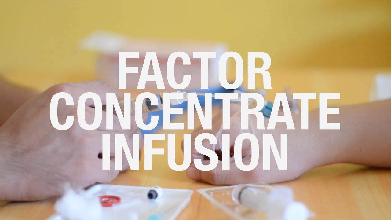 Factor Concentrate Infusion Time-Lapse (Blood Brothers) - YouTube
