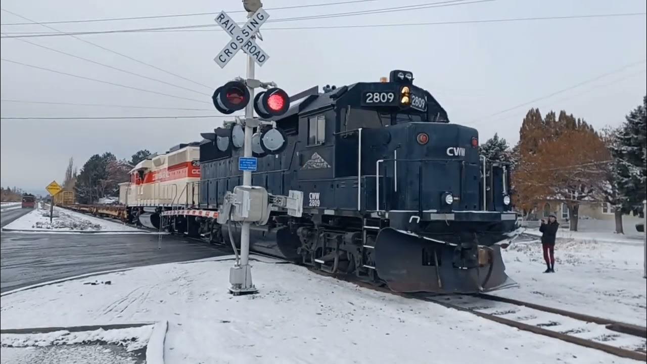 CWW 2809 & 2802 being everything that was in Touchet wa, into Walla Walla - YouTube