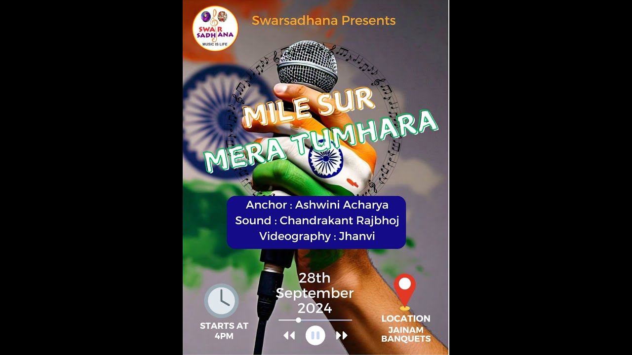 Swarsadhana Presents "Mile Sur Mera Tumhara" - YouTube