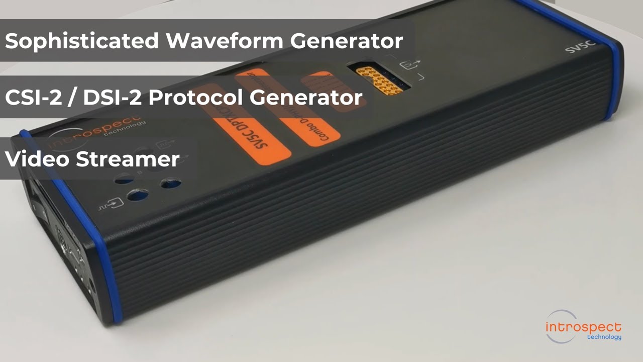 Introducing the SV5C-DPTXCPTX Combo MIPI D-PHY/C-PHY Generator - YouTube