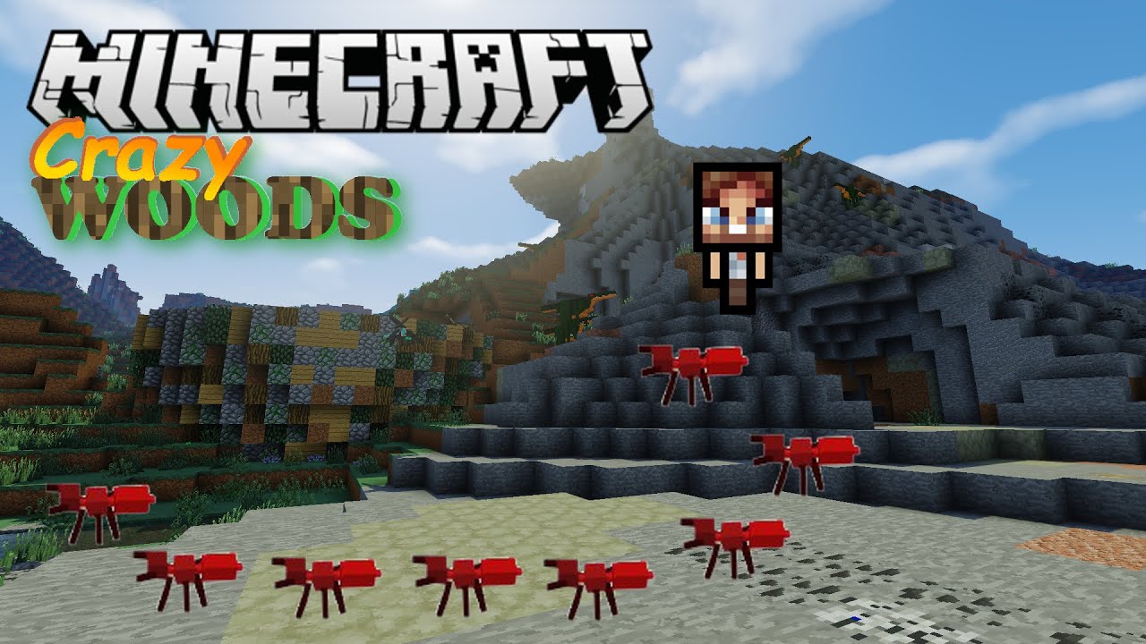 Red Ant & Dungeon ★ Minecraft Crazy Woods #008 | Let’s Play Minecraft ...