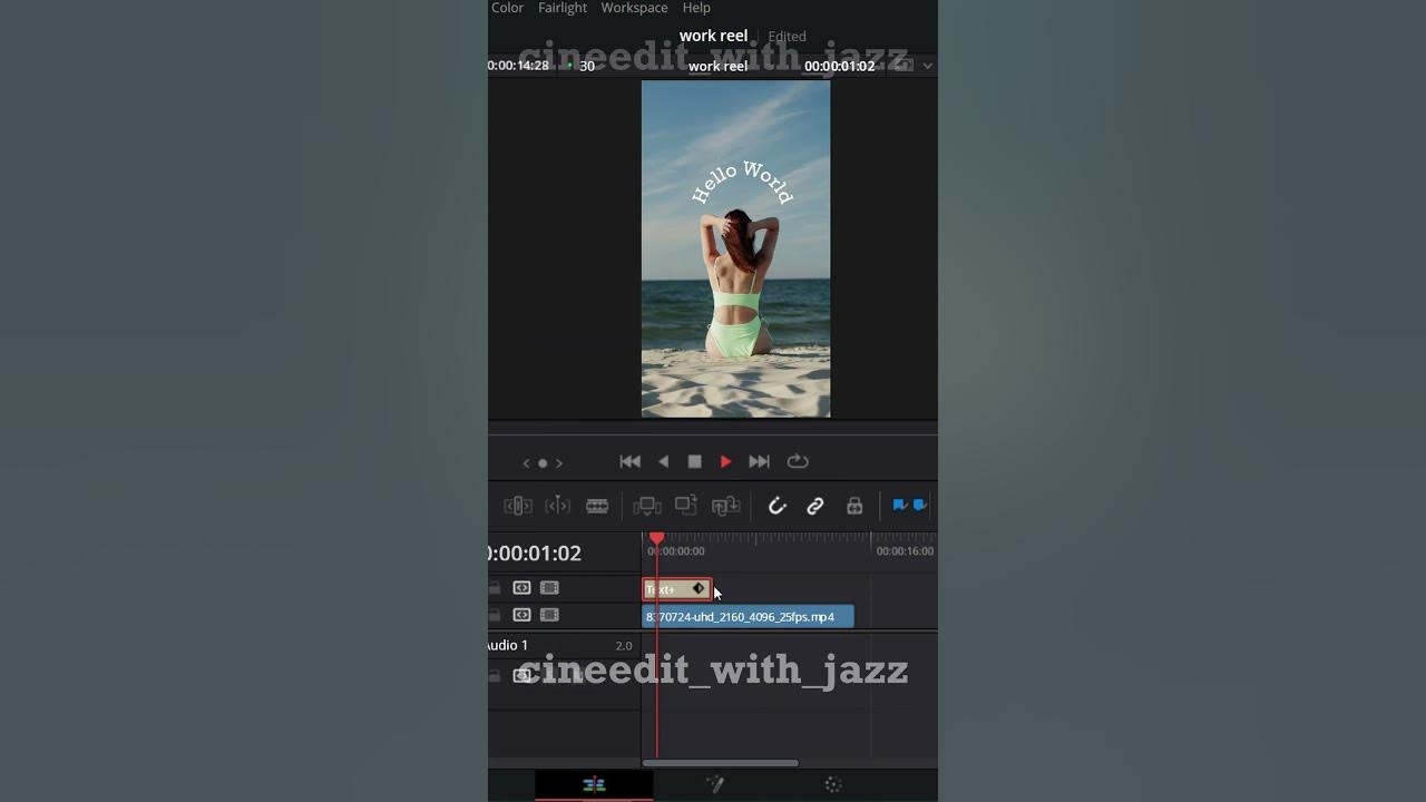 Make Text Scramble Effect in Davinci Resolve with @jazzithefilmeditor - YouTube