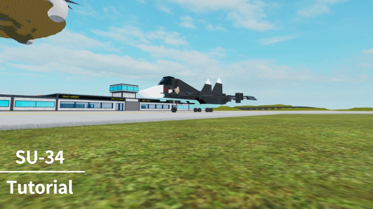 Roblox Plane Crazy SU-34 Tutorial - YouTube