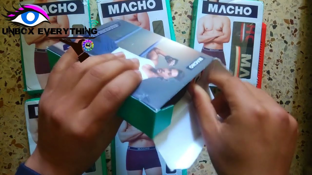 Macho Men's Mini Plain Trunk Assorted Combo of 4 | Unboxing and review ...