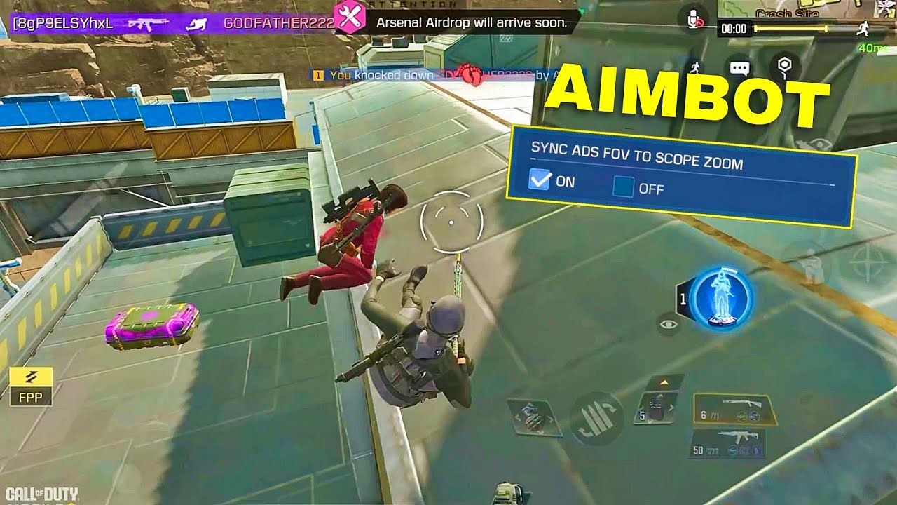 USING SYNC ADS GIVES 100% AIMBOT ACCURACY IN SOLO VS SQUAD | TIPS AND TRICKS CODM - YouTube