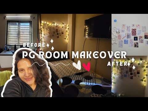 Aesthetic PG ROOM MAKEOVER | *pinterest inspired* | ROOM TOUR ...