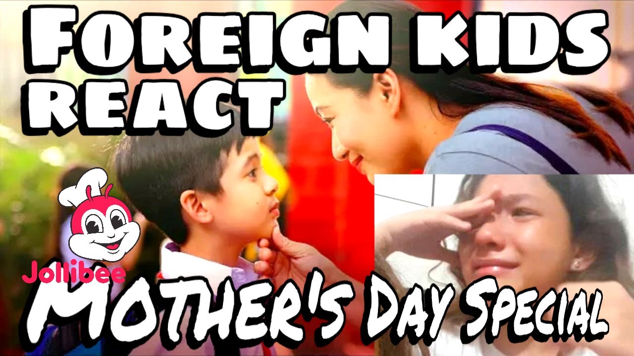 They made us cry! Filipino JOLLIBEE COMMERCIAL Mother's Day Reaction 👨 ...