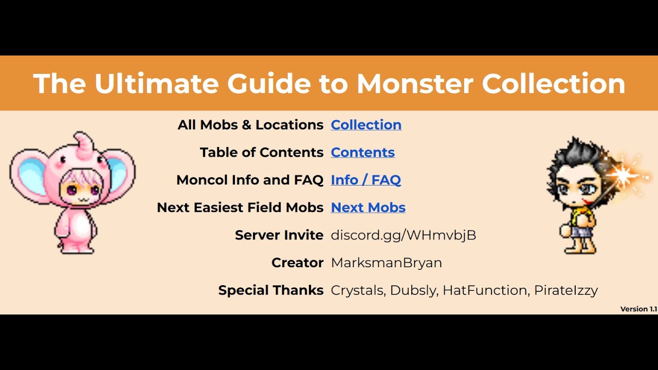 The Ultimate Guide to Monster Collection [Maplestory] - YouTube