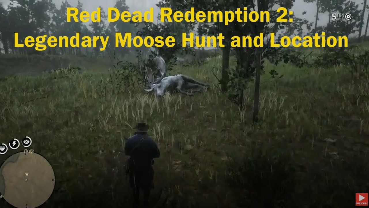 Red Dead Redemption 2: Legendary Moose Hunt and Location - YouTube