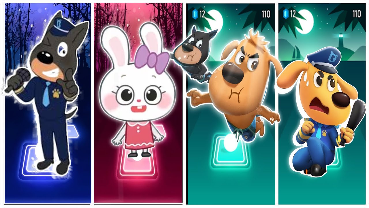 Police Officer vs Little Rabbit vs Sheriff Labrador vs Sheriff Labrador ...