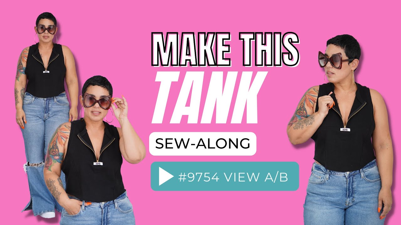 SEW WITH ME! MIMI G X SIMPLICITY #9754 VIEW A & B - YouTube