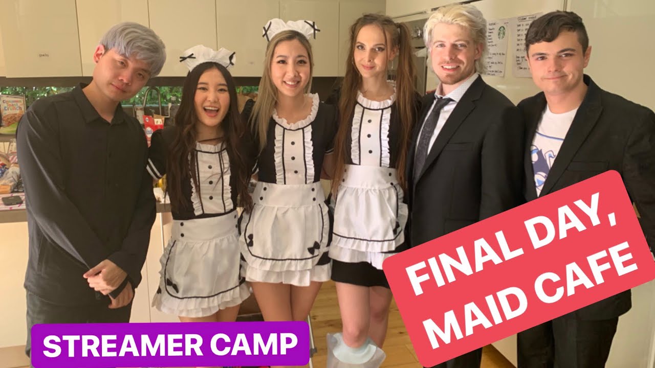 Final day, Maid Cafe - Streamer Camp - YouTube
