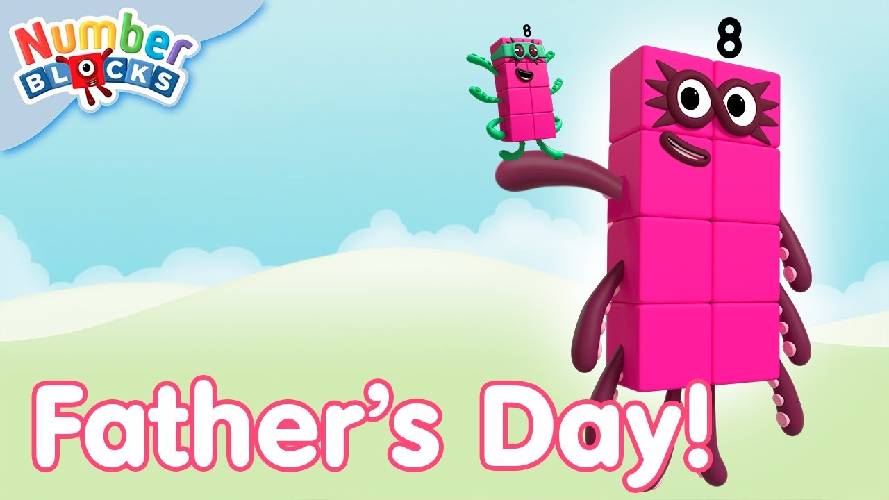 Bonne fête des pères de la part des Numberblocks 🦸‍♂️ Super-héros ...