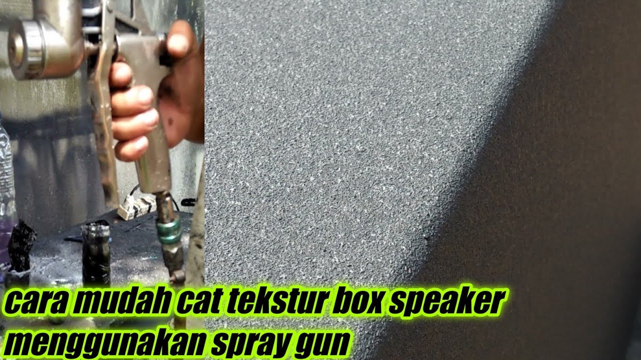 TUTORIAL CARA CAT TEKSTUR BOX SPEAKER - YouTube