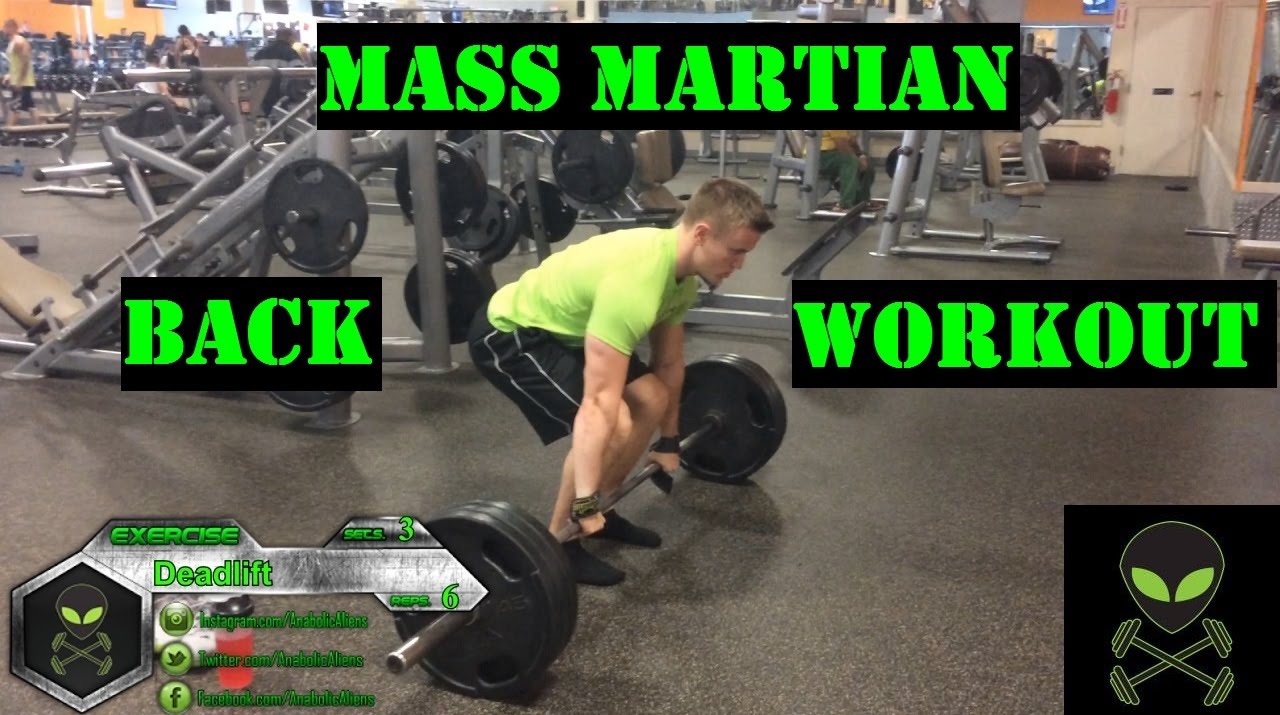 Mass Martian | Back Workout - YouTube