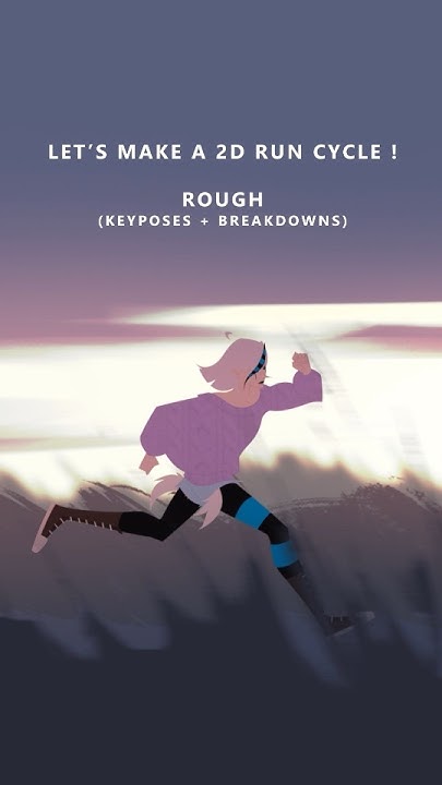 How to make a 2D run cycle - YouTube