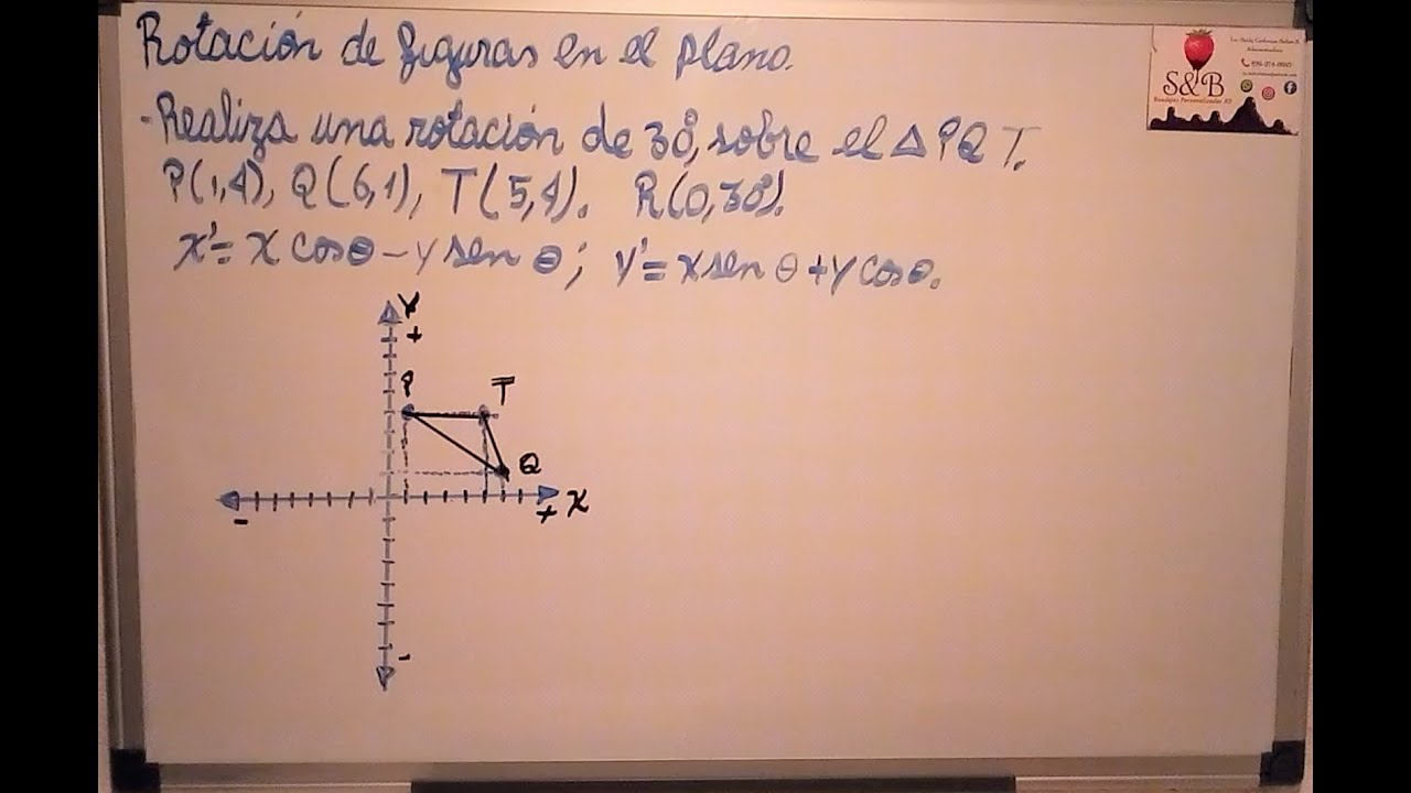 Rotación de 30 grados en el plano. - YouTube