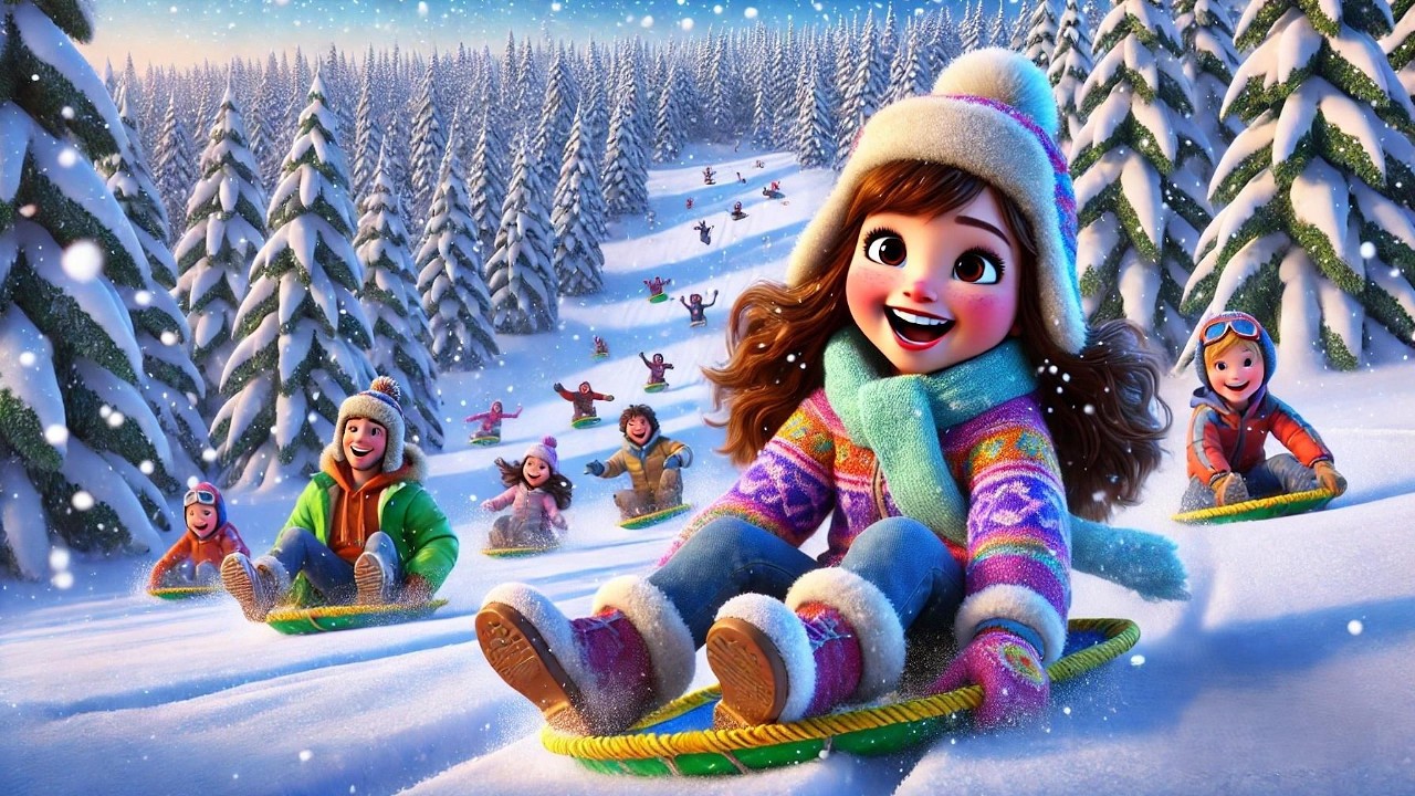 ️ Snowy Joy | Magical Winter Song for Kids | #kidssongs #snowfall # ...
