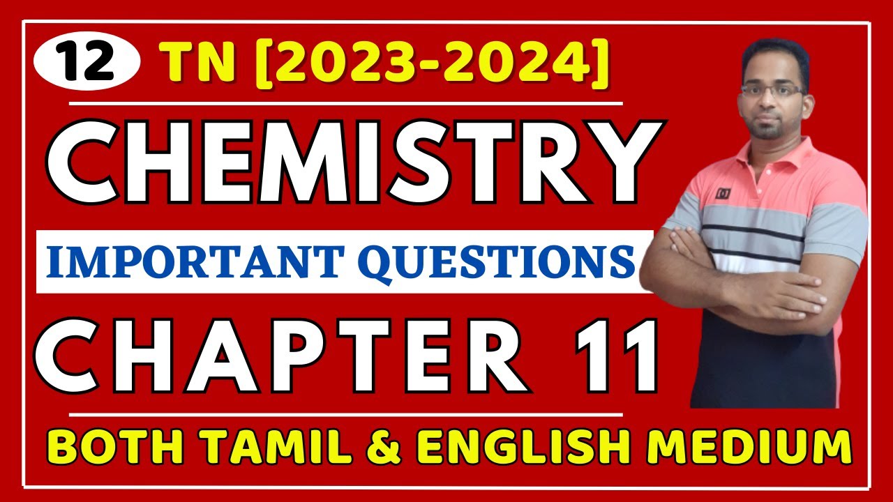 12th Chemistry Chapter 11 important Questions | 12th Chemistry ...