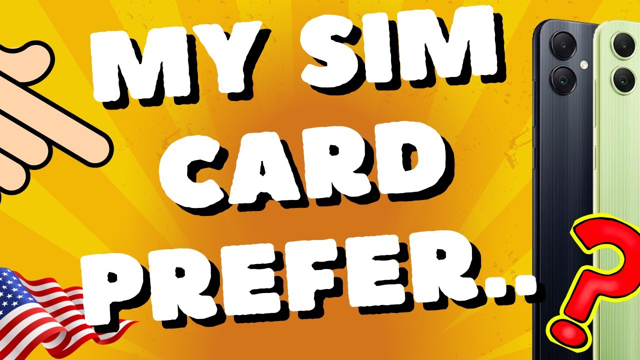 How do I change my SIM card preferences on SAMSUNG Galaxy A04 Galaxy ...