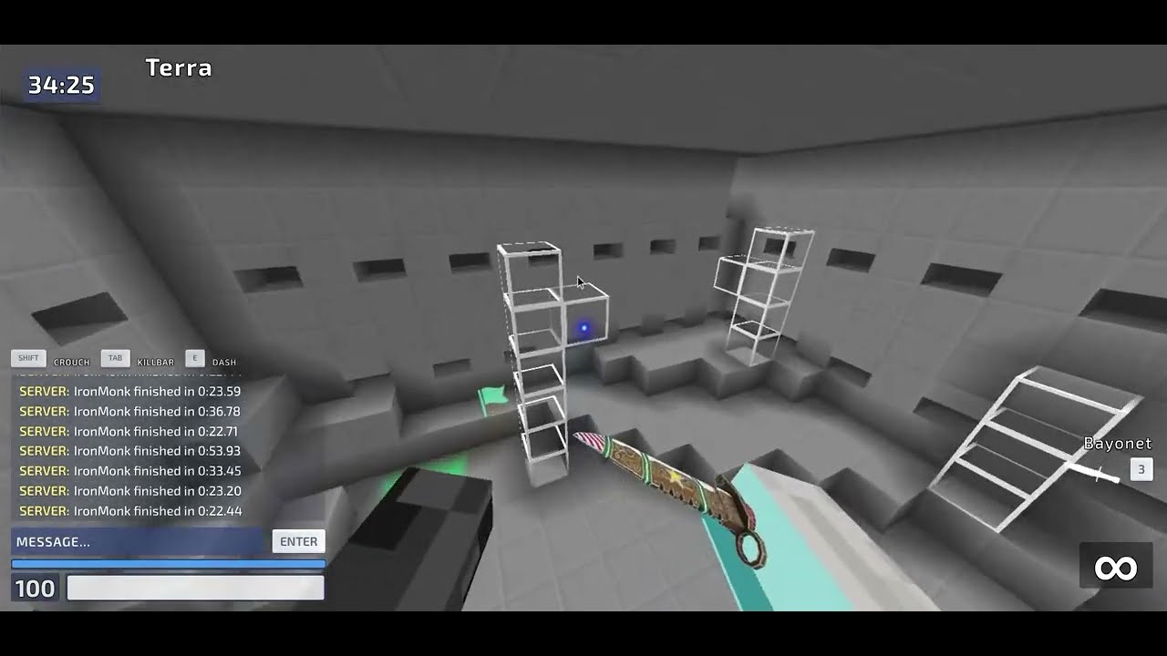 Kirka.io Parkour Speedrun Terra 21.96 - YouTube