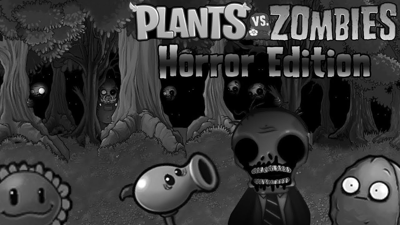 Plants vs Zombies Horror Edition MOD Gameplay | Team Horor Pea vs Horor ...